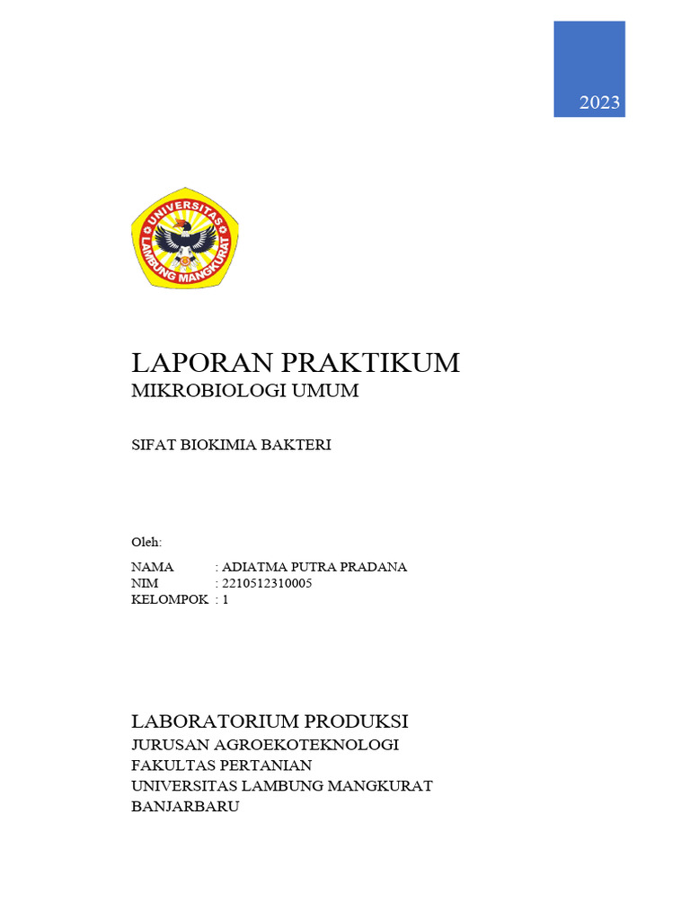 Uji Enzim Mikrobiologi Adiatma Putra Pradana | PDF