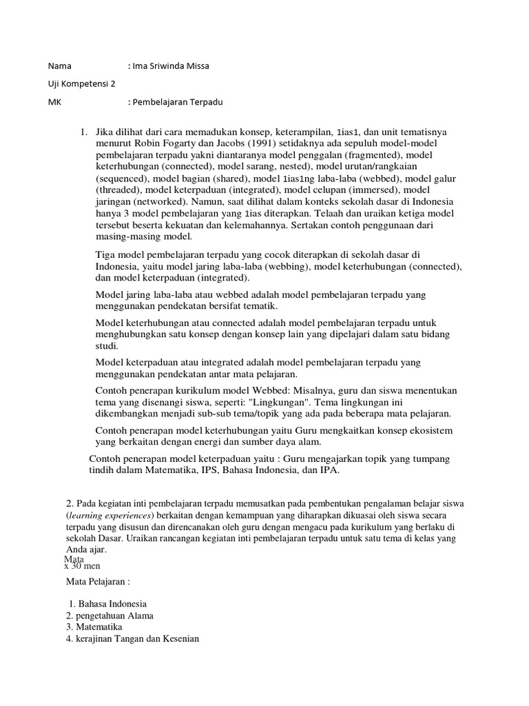 Uji Kom. 2 Dan Tutorial 2 | PDF