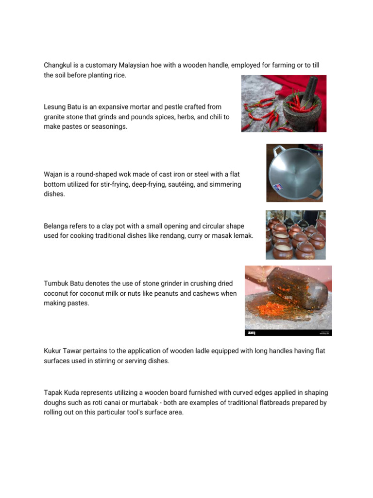 Tools and Equipment | PDF | Curry | Food And Drink