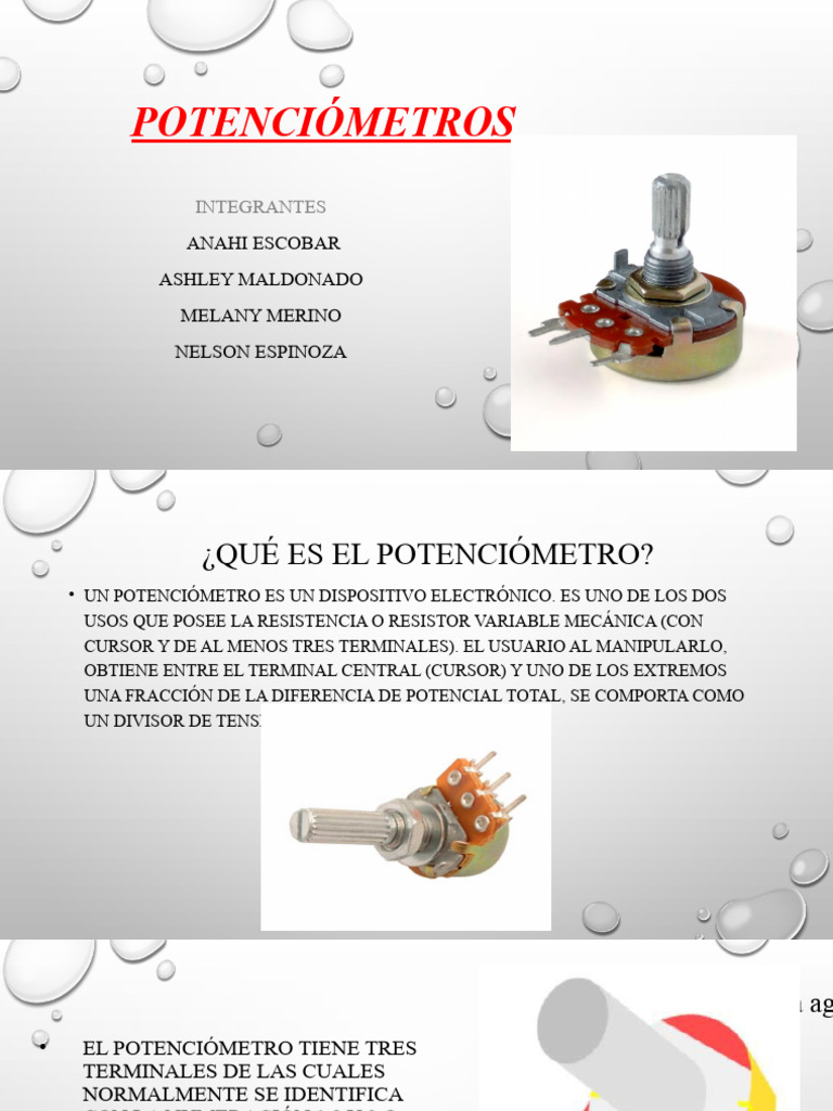 Presentación (4) Potenciómetro | PDF