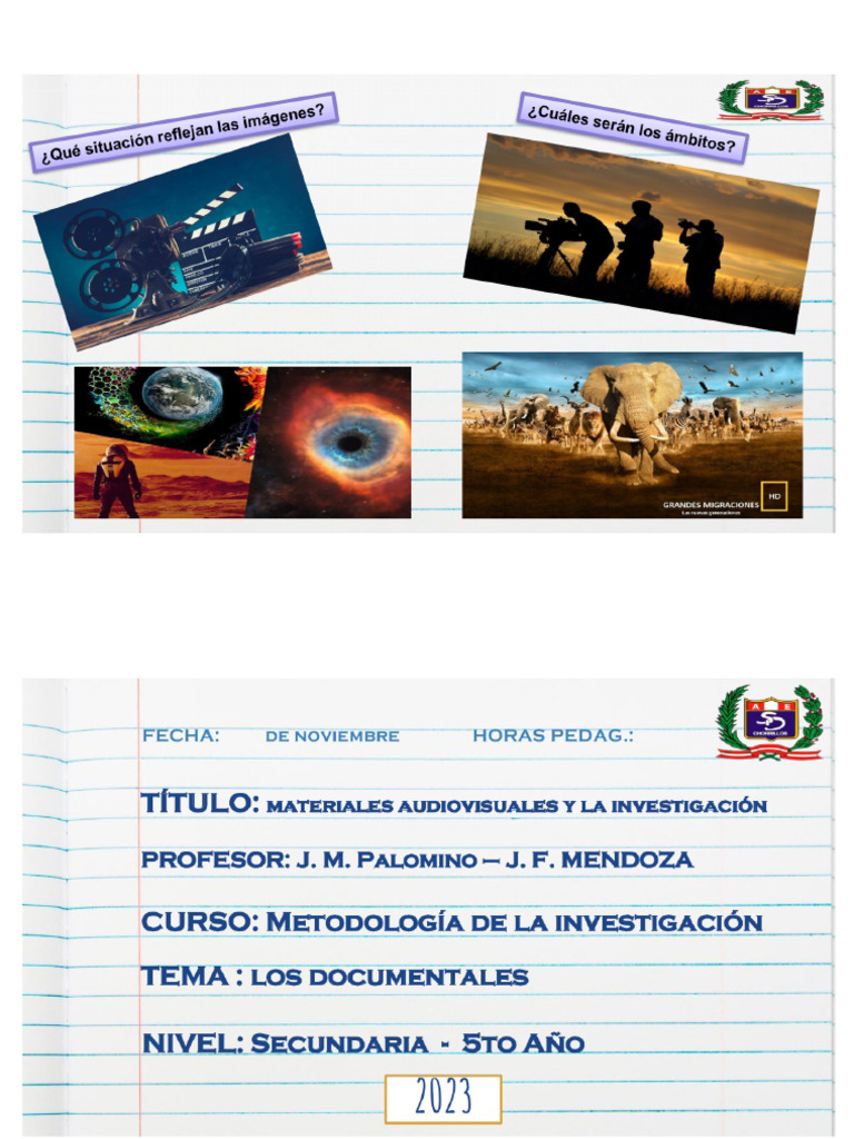 IV Bim - Metodología - 5to Año - Semana 7 | PDF