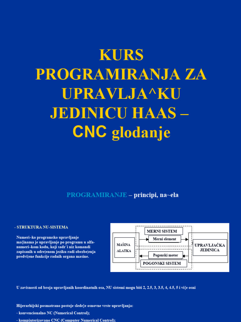 CNCglodanje HAAS | PDF