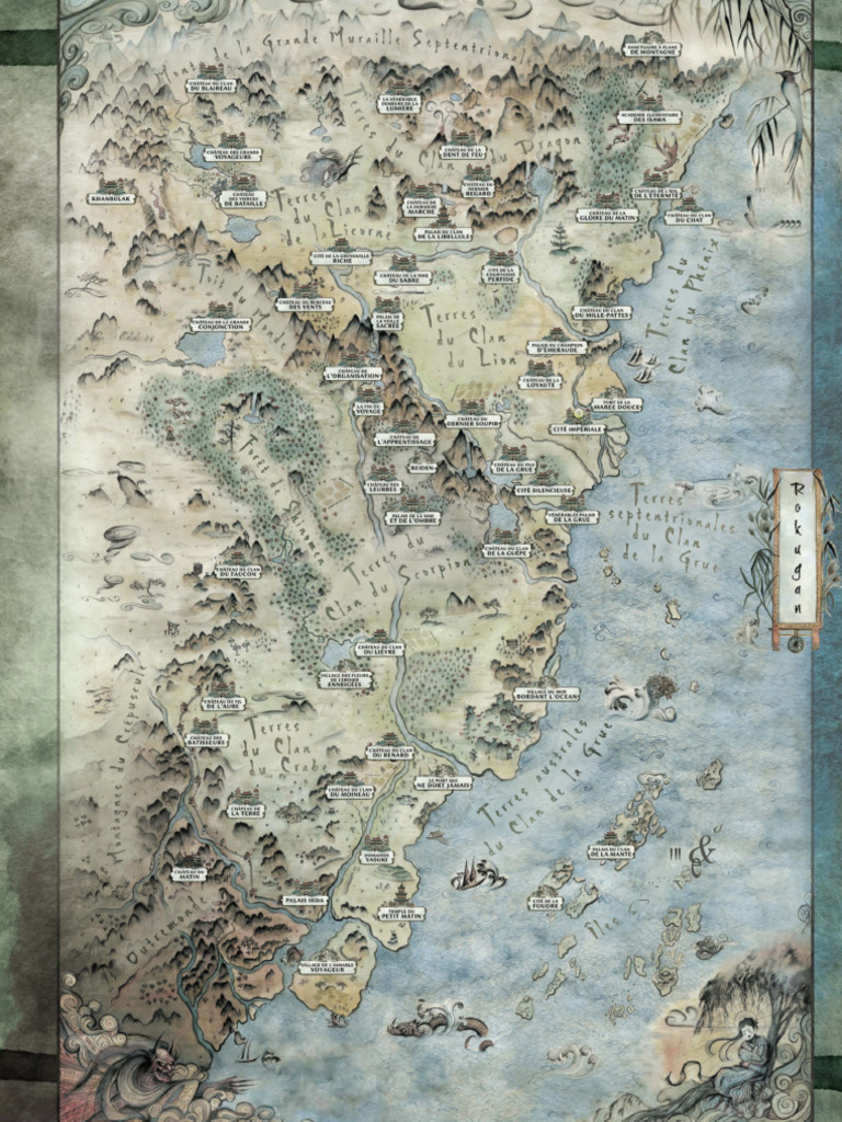 Carte de L'empire D'emeraude (Rokugan 5e) | PDF