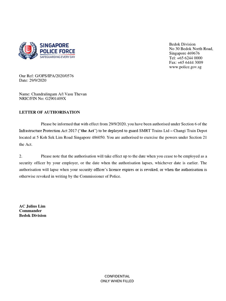 Chandralingam Al Vasu Thevan SMRT Trains LTD Changi Train Depot | PDF