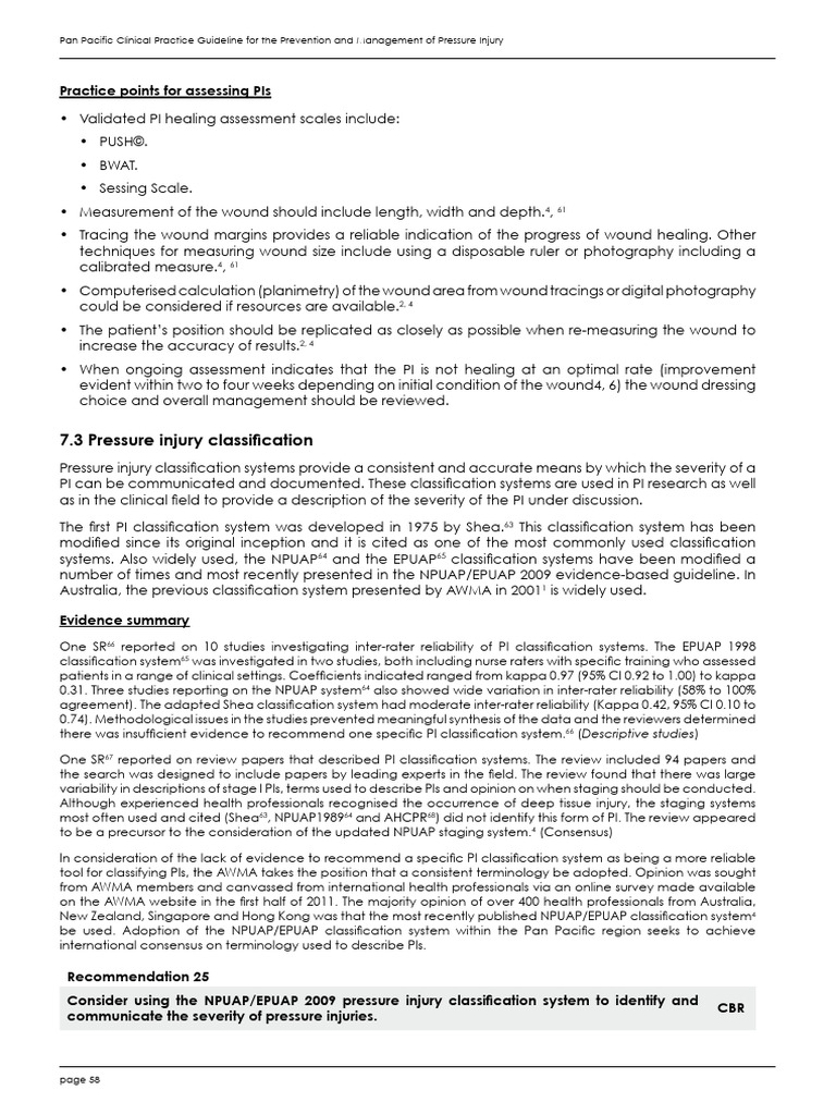 2012 AWMA Pan Pacific Guidelines (001-124) - 60-124 | PDF | Pain | Injury