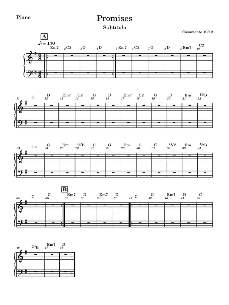 Promises Piano | PDF