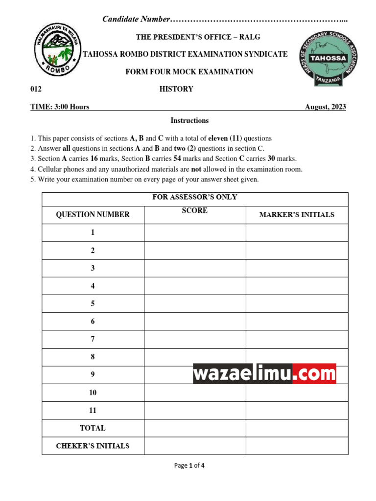 History f4 | PDF | Colonialism | Africa
