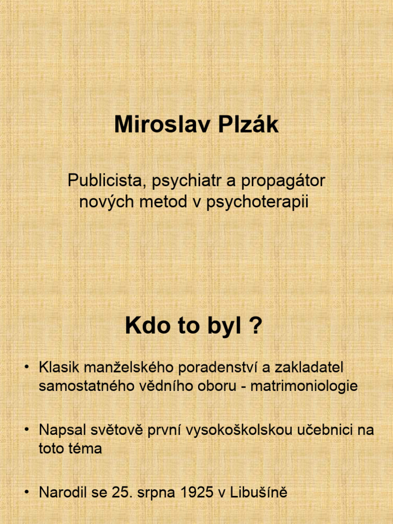 Miroslav Plzák | PDF