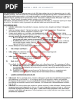 Psychology Class 12 Chapter 2 Notes PDF | PDF | Id | Self Esteem