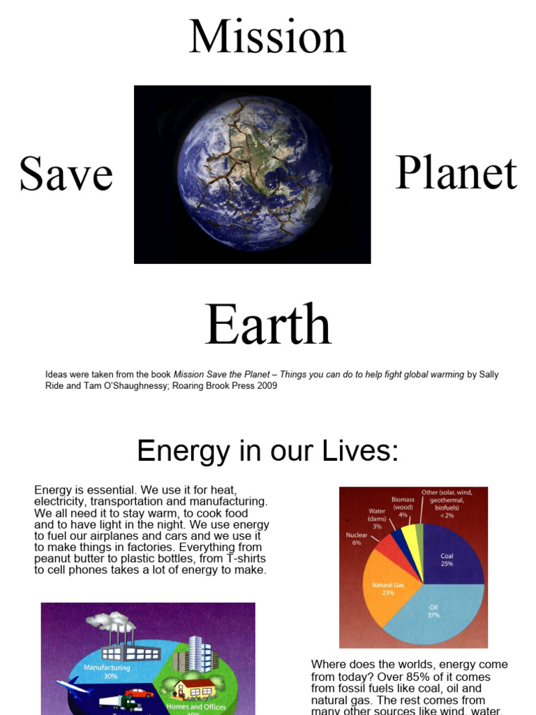Kids' Guide to Saving Energy | PDF | Fuels | Atmosphere Of Earth