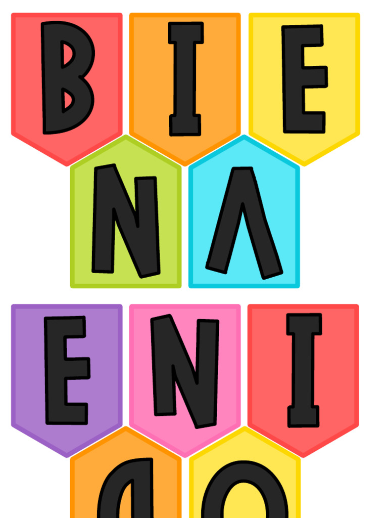 Banderín Bienvenidos | PDF