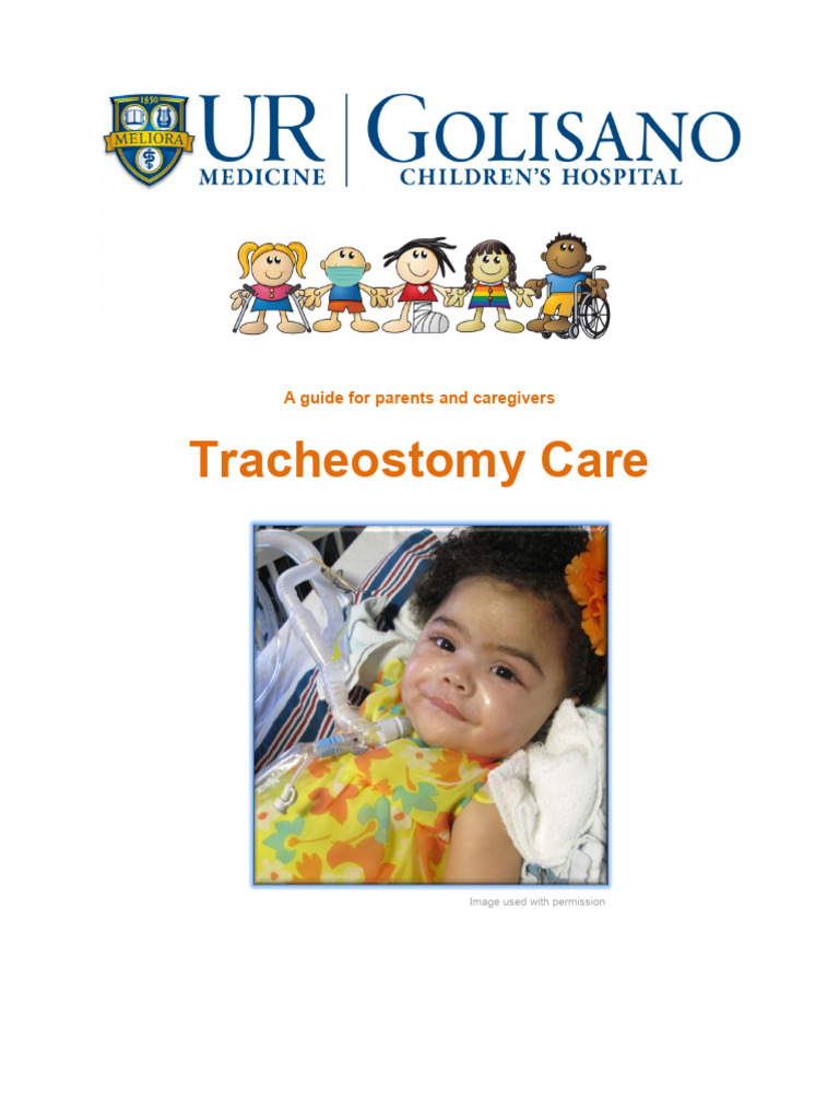 Pediatric Tracheostomy Education Booklet | PDF | Medicine | Medical ...
