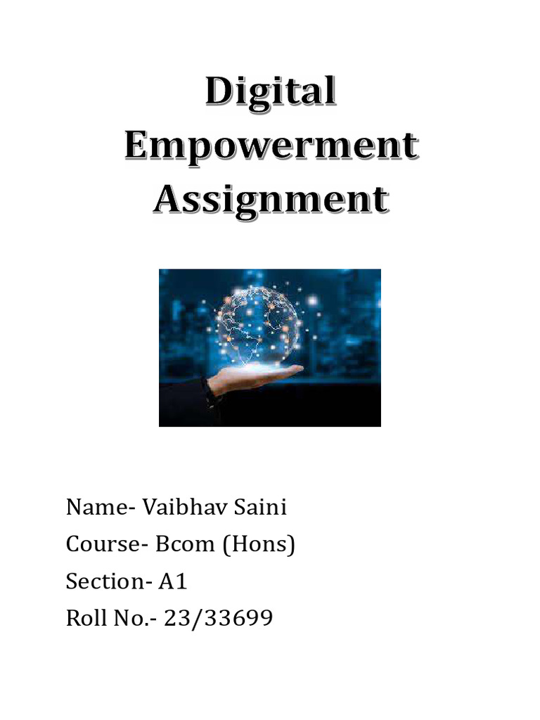 Digital Empowerment | PDF | Blood Donation | Cyberbullying