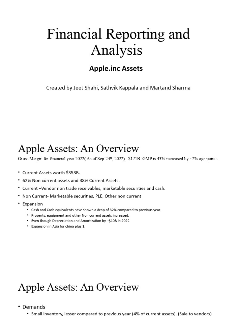 FRA PPT Apple Assets | PDF | Economies | Business