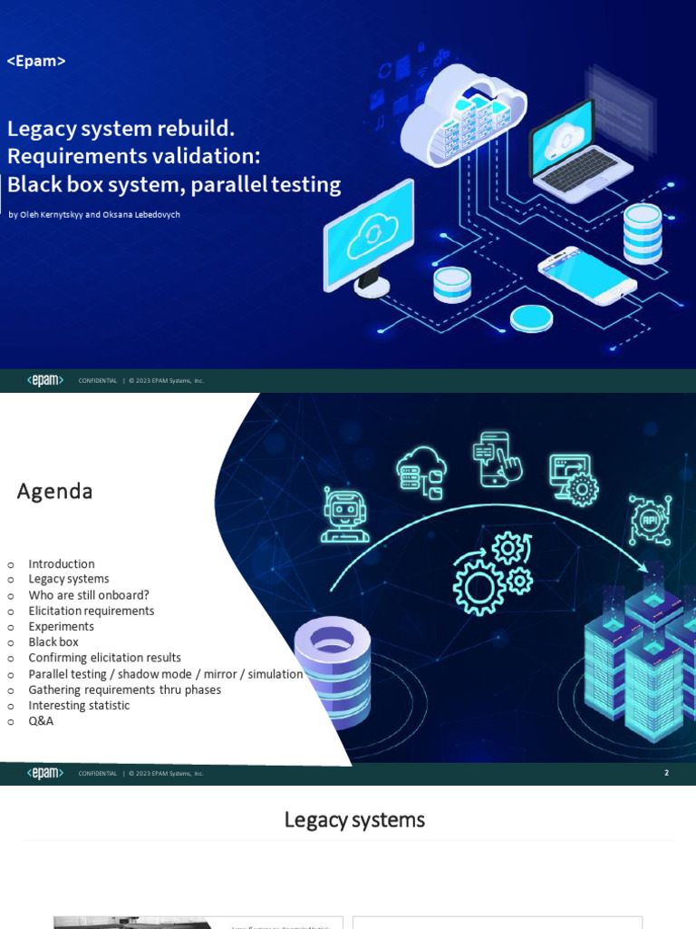 SystemAnalysis legacy+System+Rebuild | PDF | Mainframe Computer | Simulation