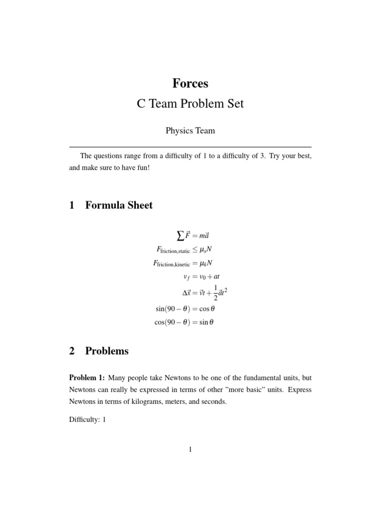 Main | PDF | Friction | Force