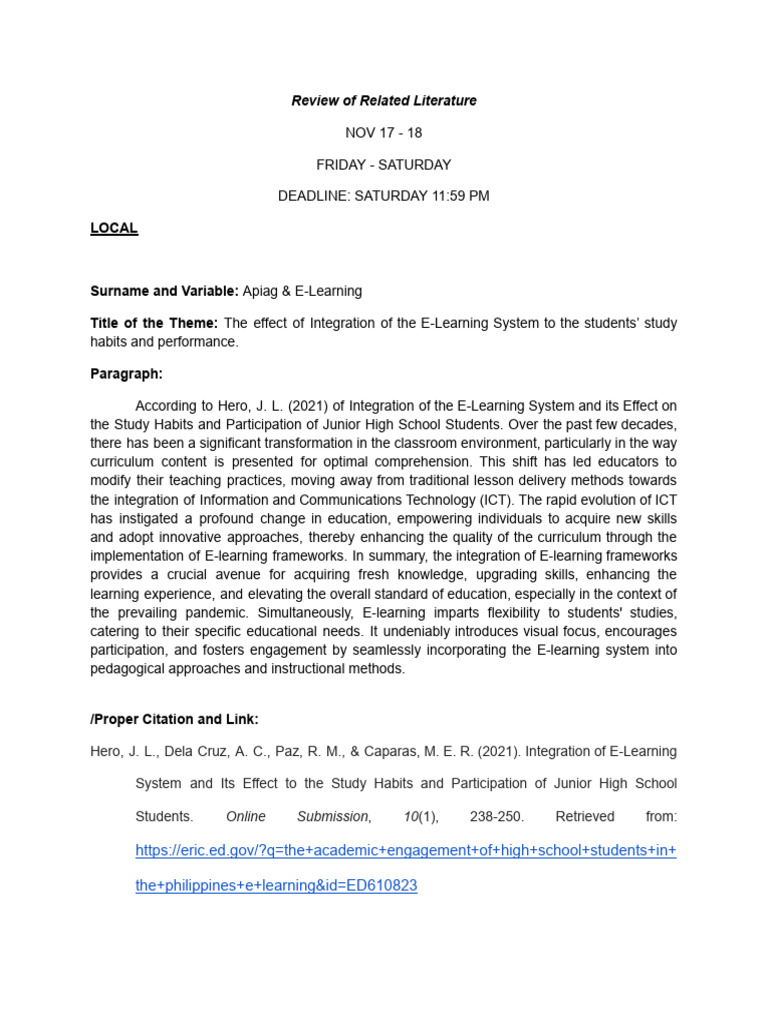 Chapter 2 Draft | PDF | Educational Technology | Learning