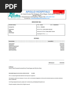 Hospital Bill Format and Sample | PDF | Surgery | Intravenous Therapy