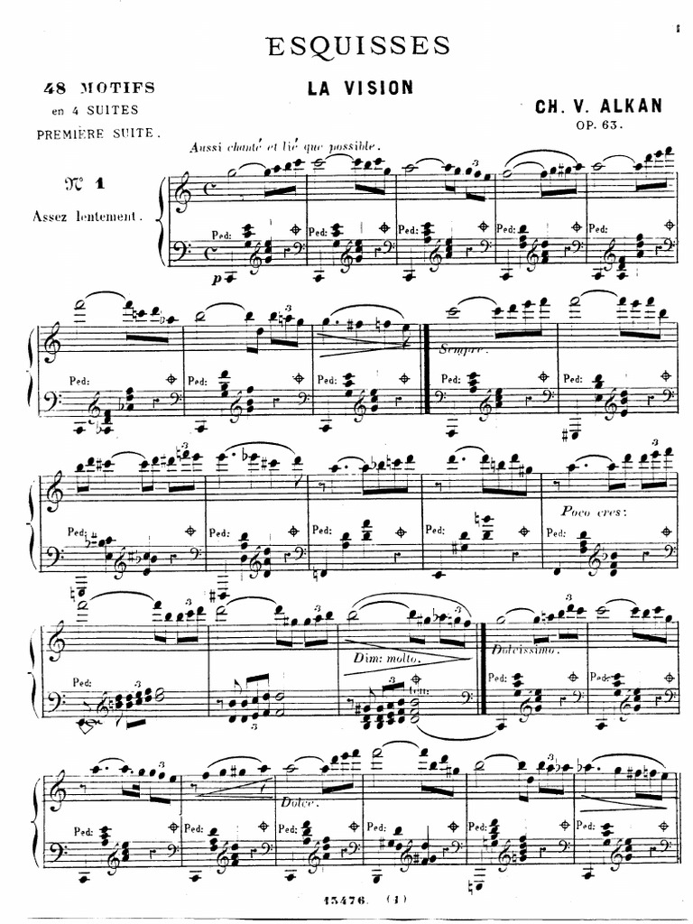 Esquisses, Op.63 | PDF