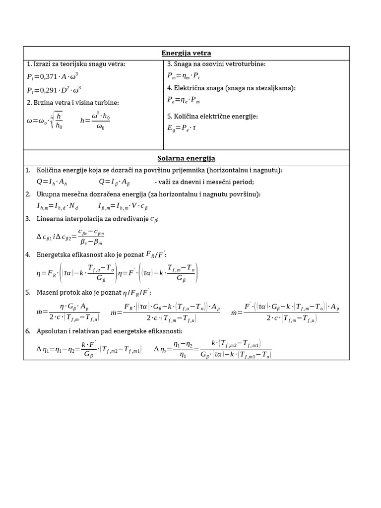 Formule II Kolokvijum | PDF
