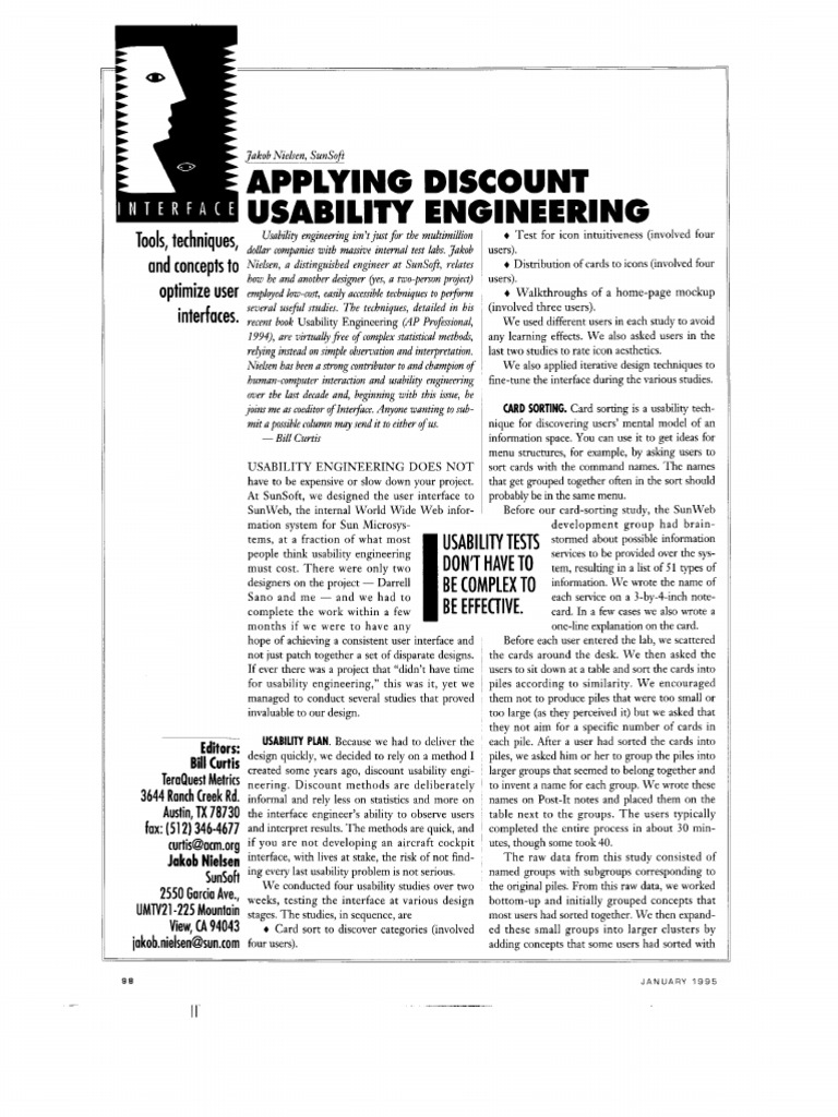 Nielsen 1995 | PDF | Usability | Icon (Computing)