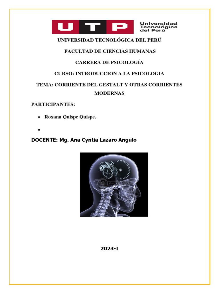 Gestal TTTTT | PDF | Sicología | Percepción