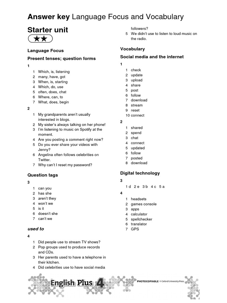 Vocabulary Focus Answer Key PDF | PDF | Theft | Robbery