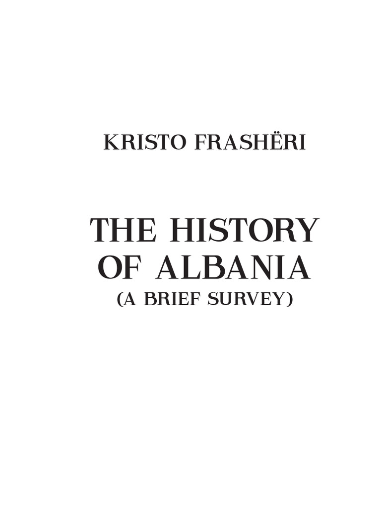 Overview of Albanian History | PDF | Albania | Macedonia (Ancient Kingdom)