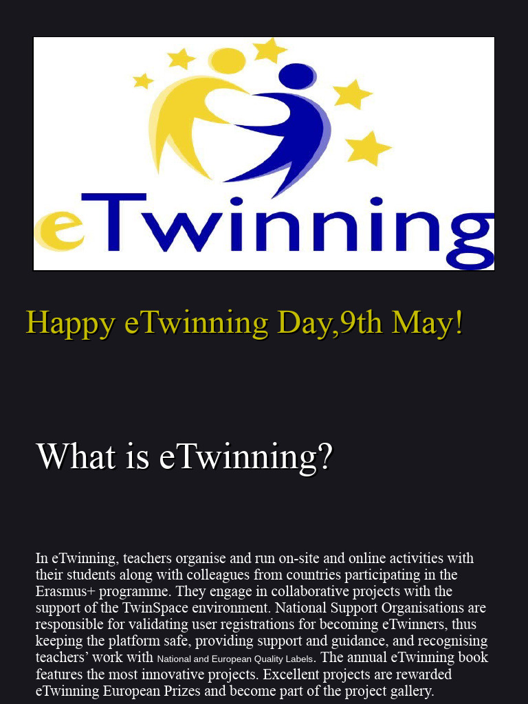 Happy ETwinning Day. | PDF | European Union | European Integration