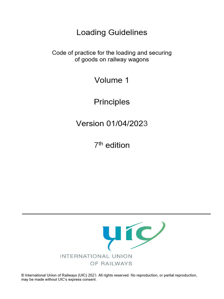 Railway Wagon Loading Guide | PDF | Pallet | Friction