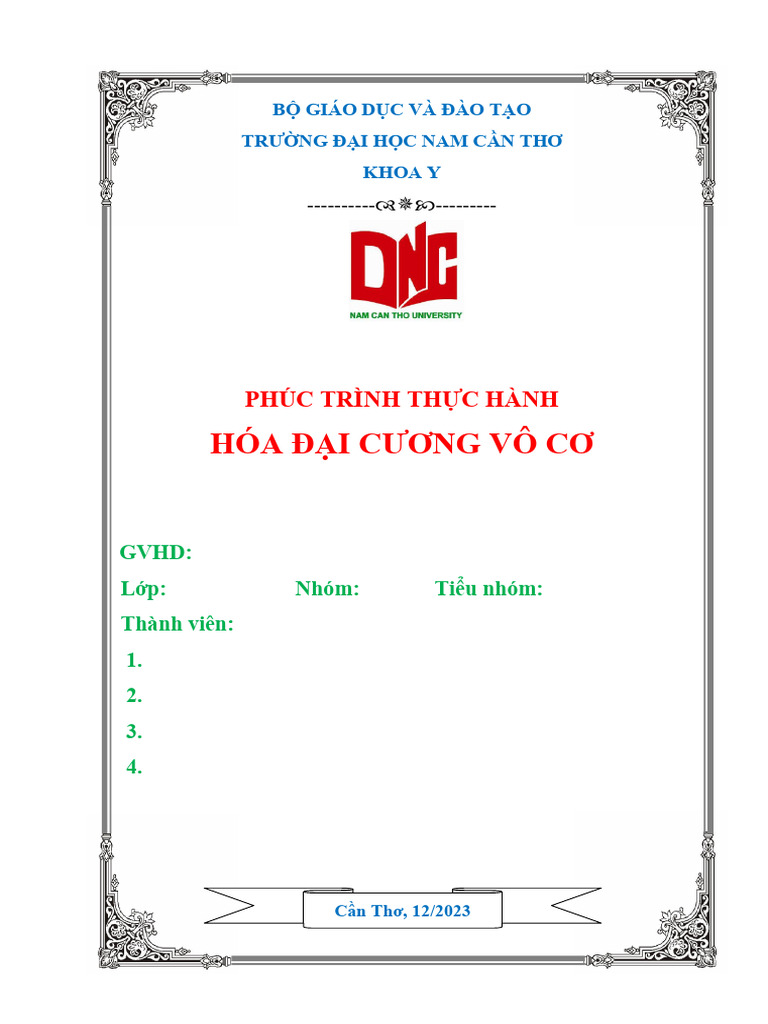 PT TH Hoa Dai Cuong Vo Co (THS Nguyen Duy Tuan) | PDF