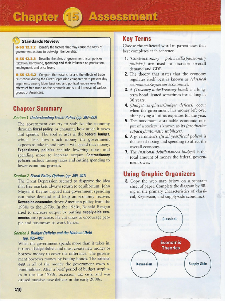 Chapter 15 Assessment | PDF