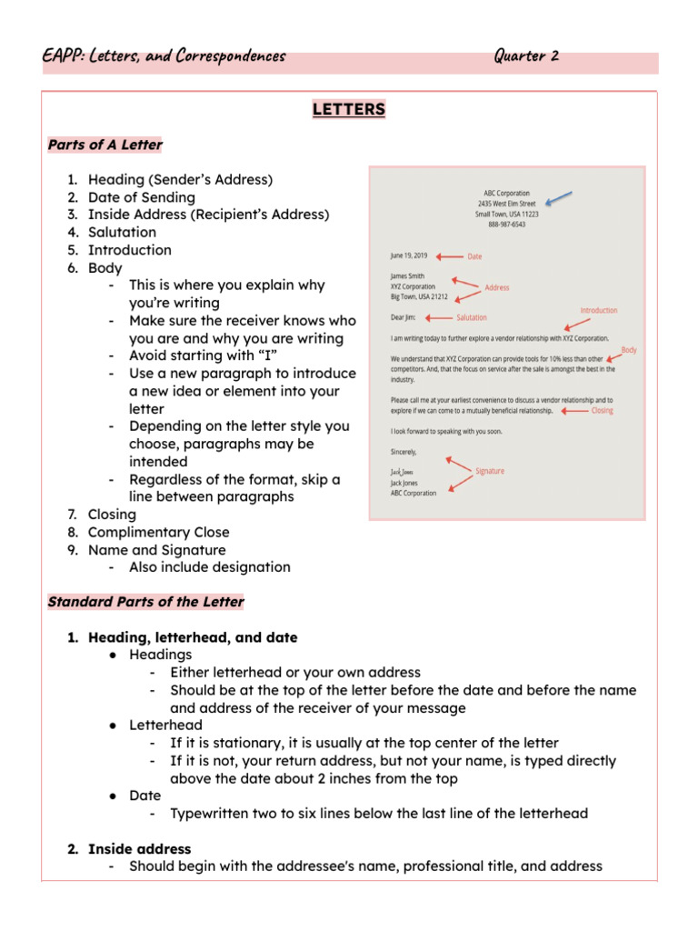 Writing Effective Correspondence Letters | PDF | Writing | Human ...
