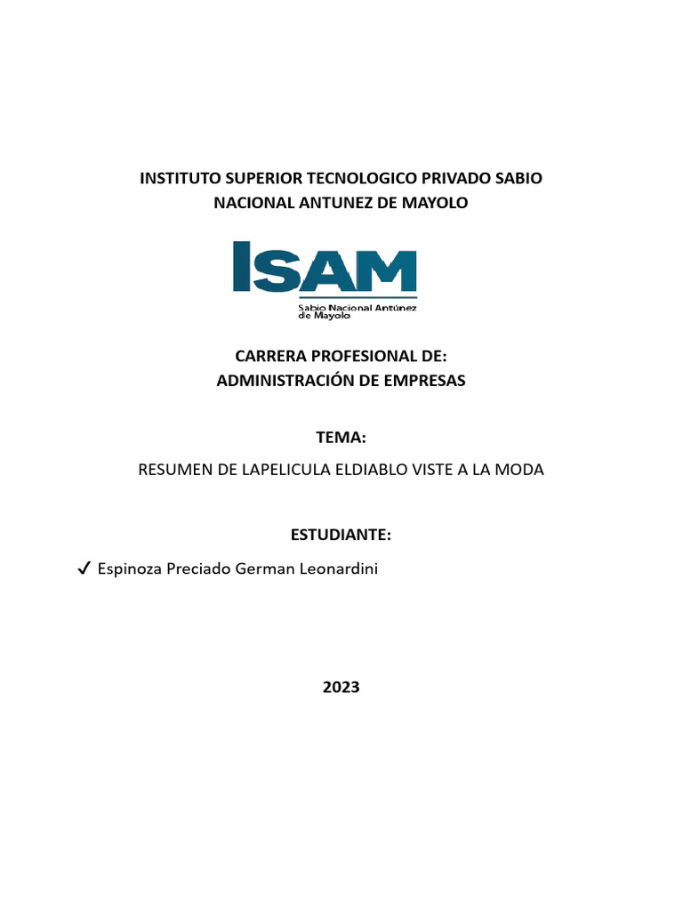 Instituto Superior Tecnologico Privado Sabio Nacional Antunez de Mayolo ...