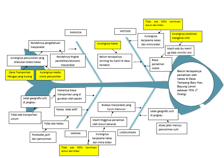 Fishbone Persalinan Nakes | PDF