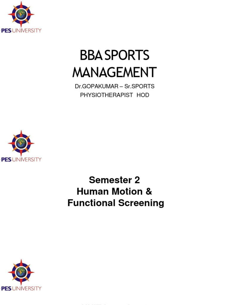 Physiotherapy - Introduction To Gait | PDF