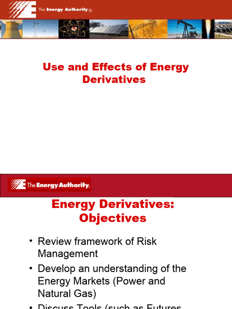 Energy Derivatives | PDF | Option (Finance) | Financial Risk