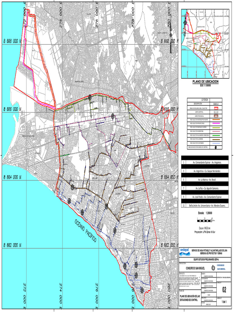 Plano de Ubicación de Estaciones de Control-Layout2 | PDF | Lima