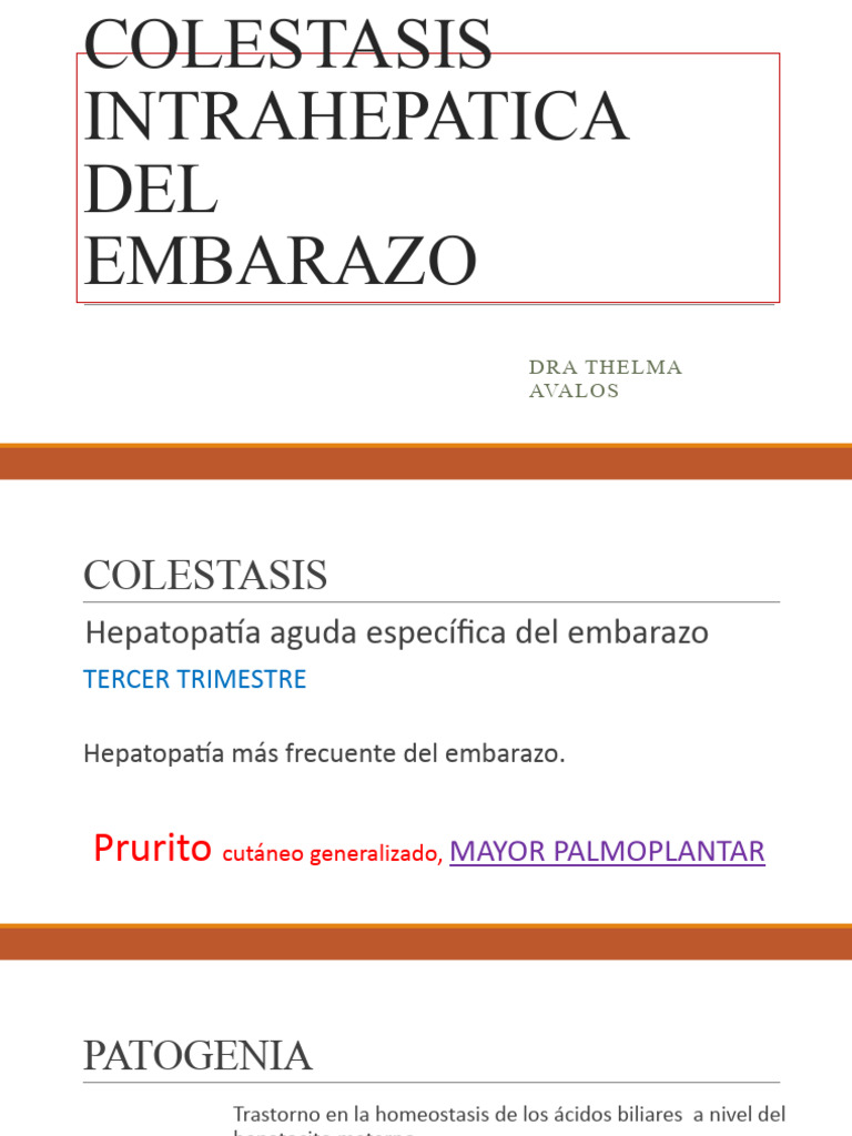 Colestasis Intrahepática en el Embarazo | PDF | Hipertiroidismo ...