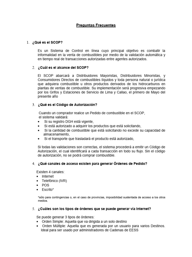 Basico Scop | PDF | Contraseña | Transporte