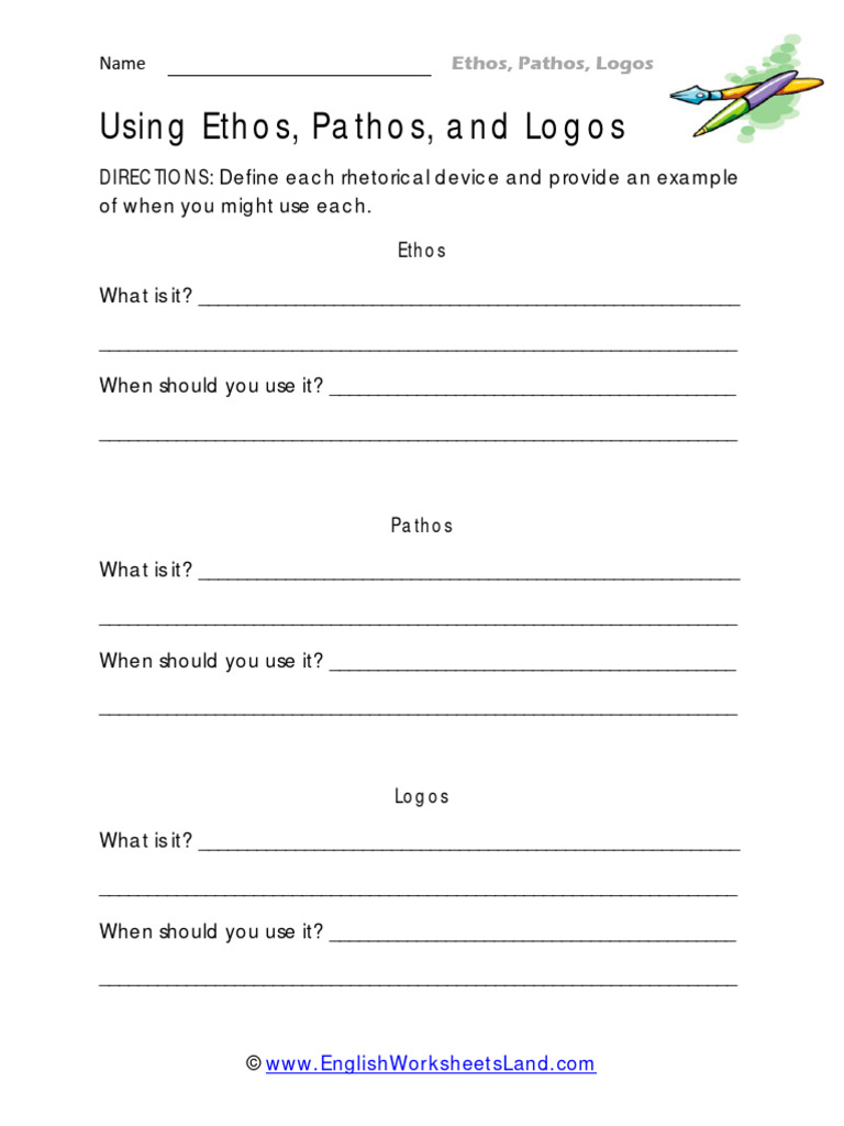 Ethos, Logos, Pathos 1 | PDF