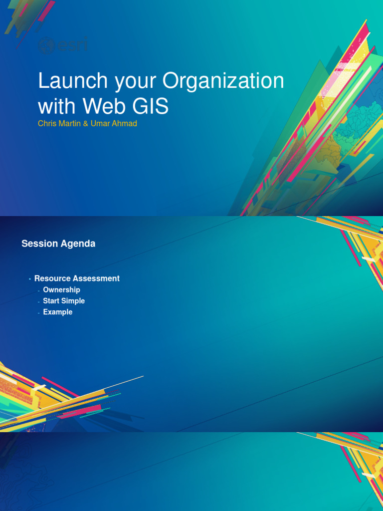 Launch Your Organization With WebGIS | PDF | Geographic Information System | Esri