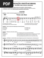 Aprenda o MSA CCB - Resumo Todas As Fases | PDF | Escala (música ...
