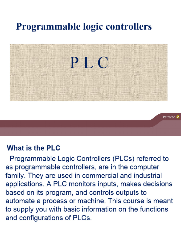 PLC Introduction000000 | PDF | Programmable Logic Controller | Programming