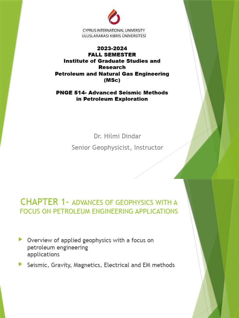 Week1 - Overview of Applied Geophysics | PDF | Geophysics | Geology