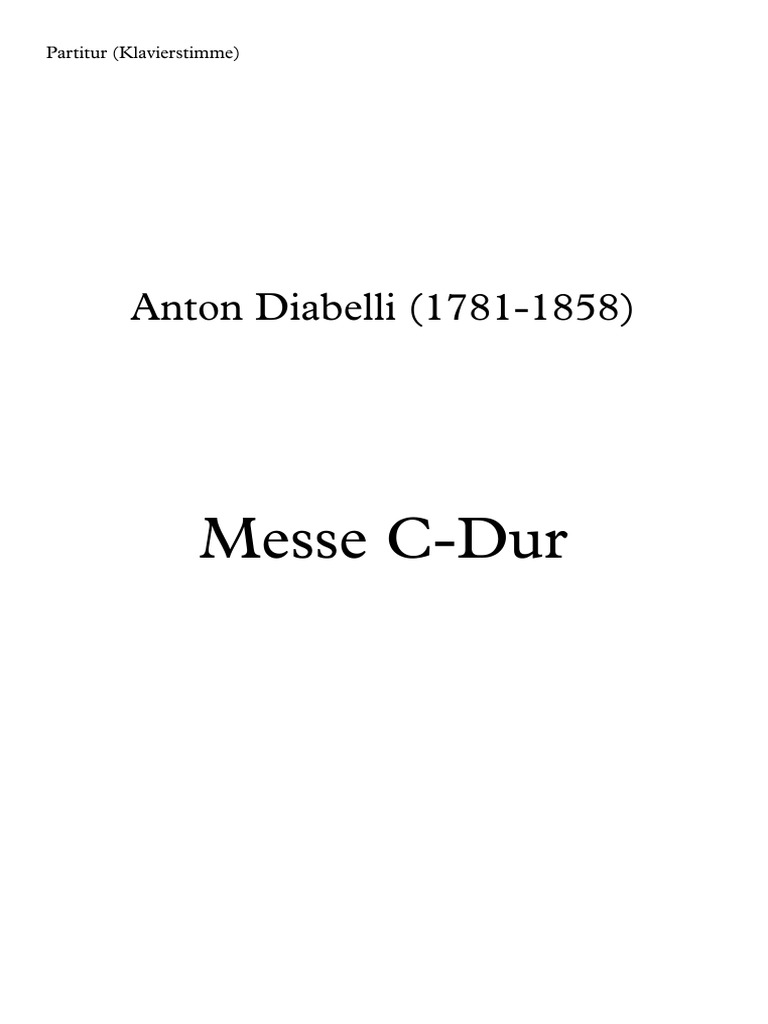 KYRIE Klavierpart | PDF | Ouverture (échecs) | Échecs