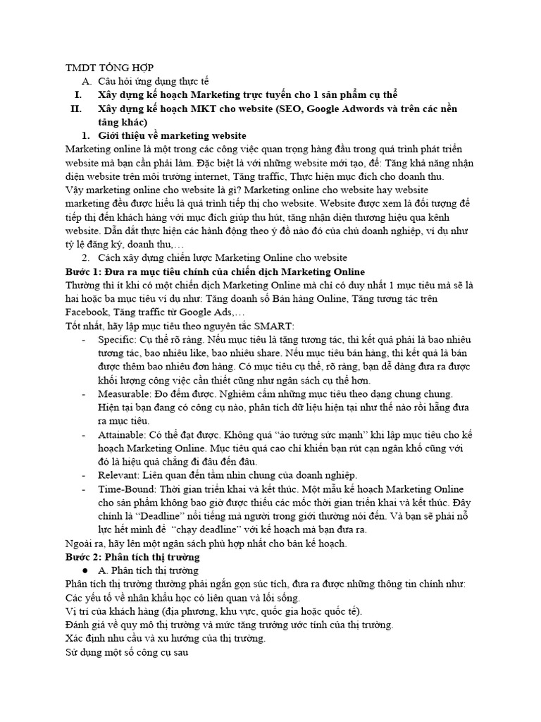 (TMDT) T NG H P | PDF