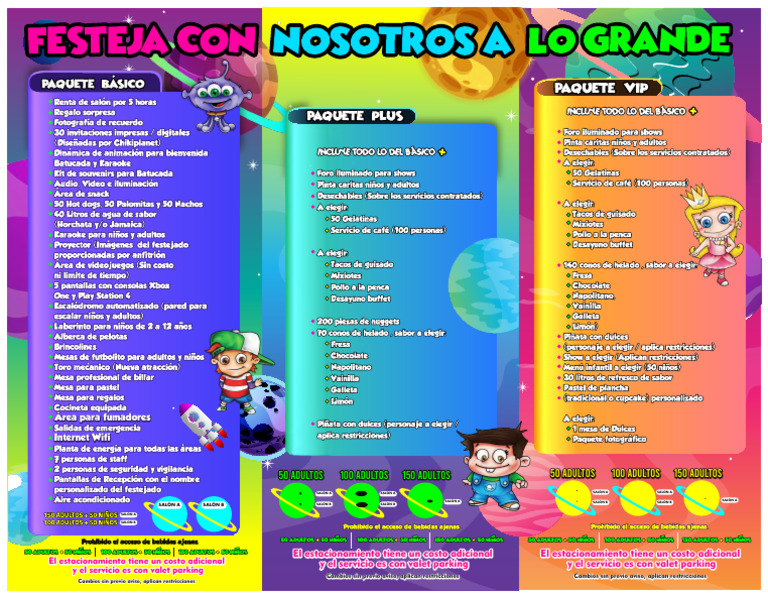 Paquetes Chiki Planet | PDF