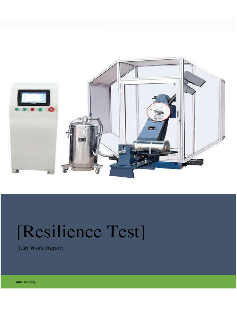 Resilience Test | PDF | Fracture | Ductility