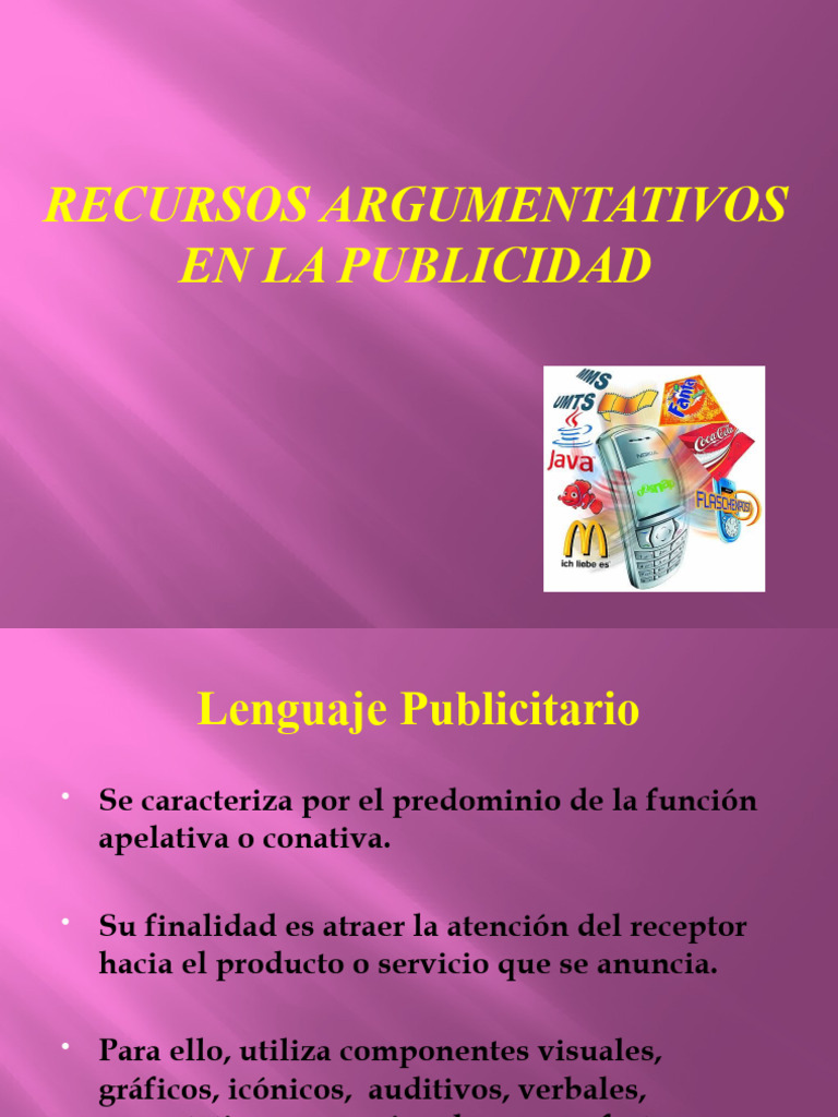Recursos Argumentativo en La Publicidad | PDF | Publicidad | Póster